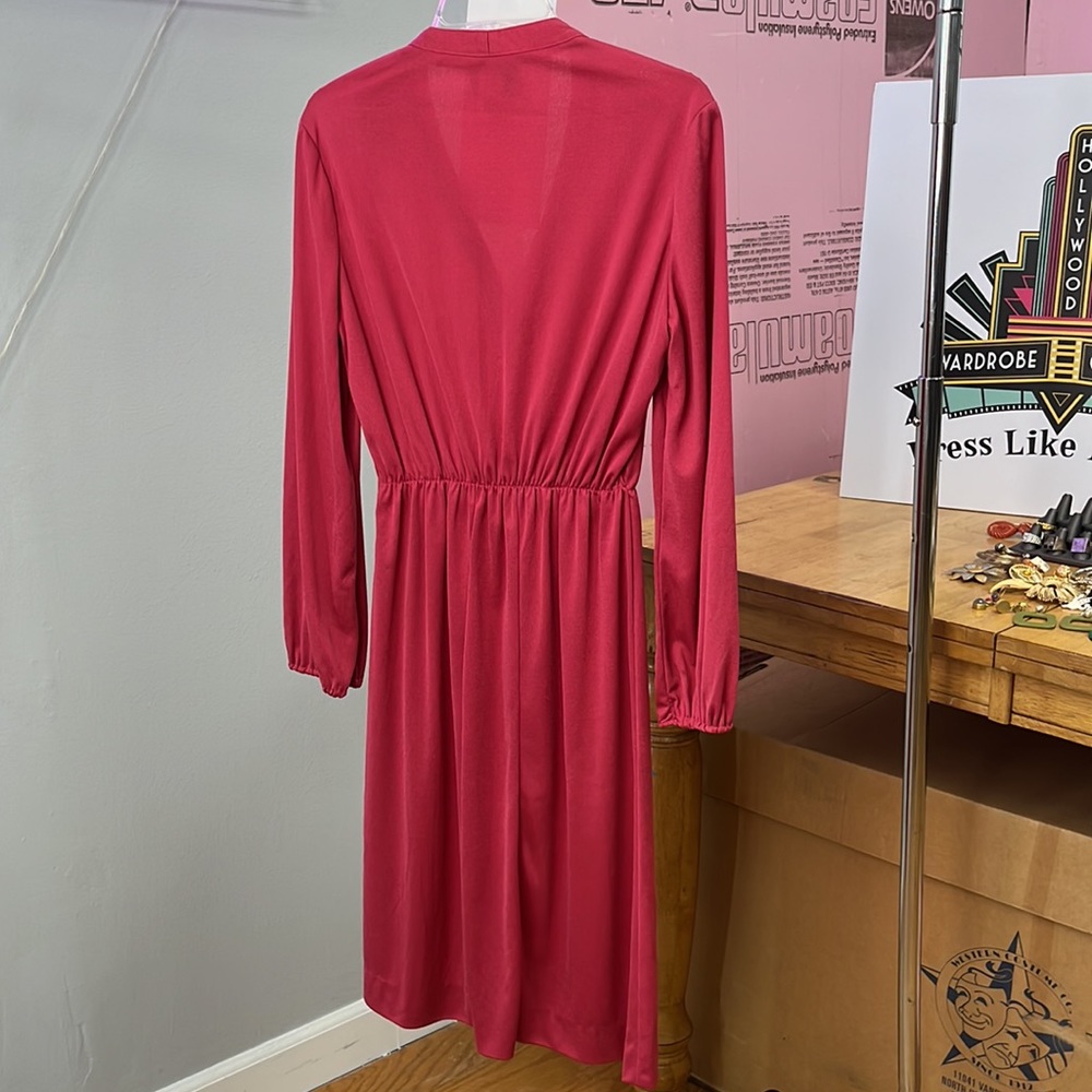Vintage 70s Raspberry Dress - Gem